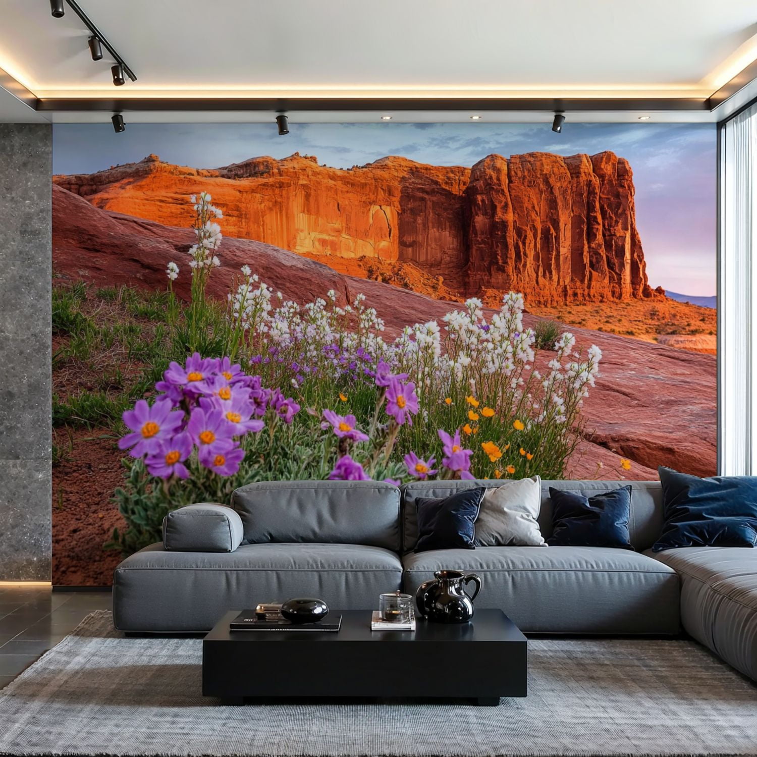 Prxcm Canvas Wall Mural Peel and Stick Large Wallpaper Tower Primrose ...