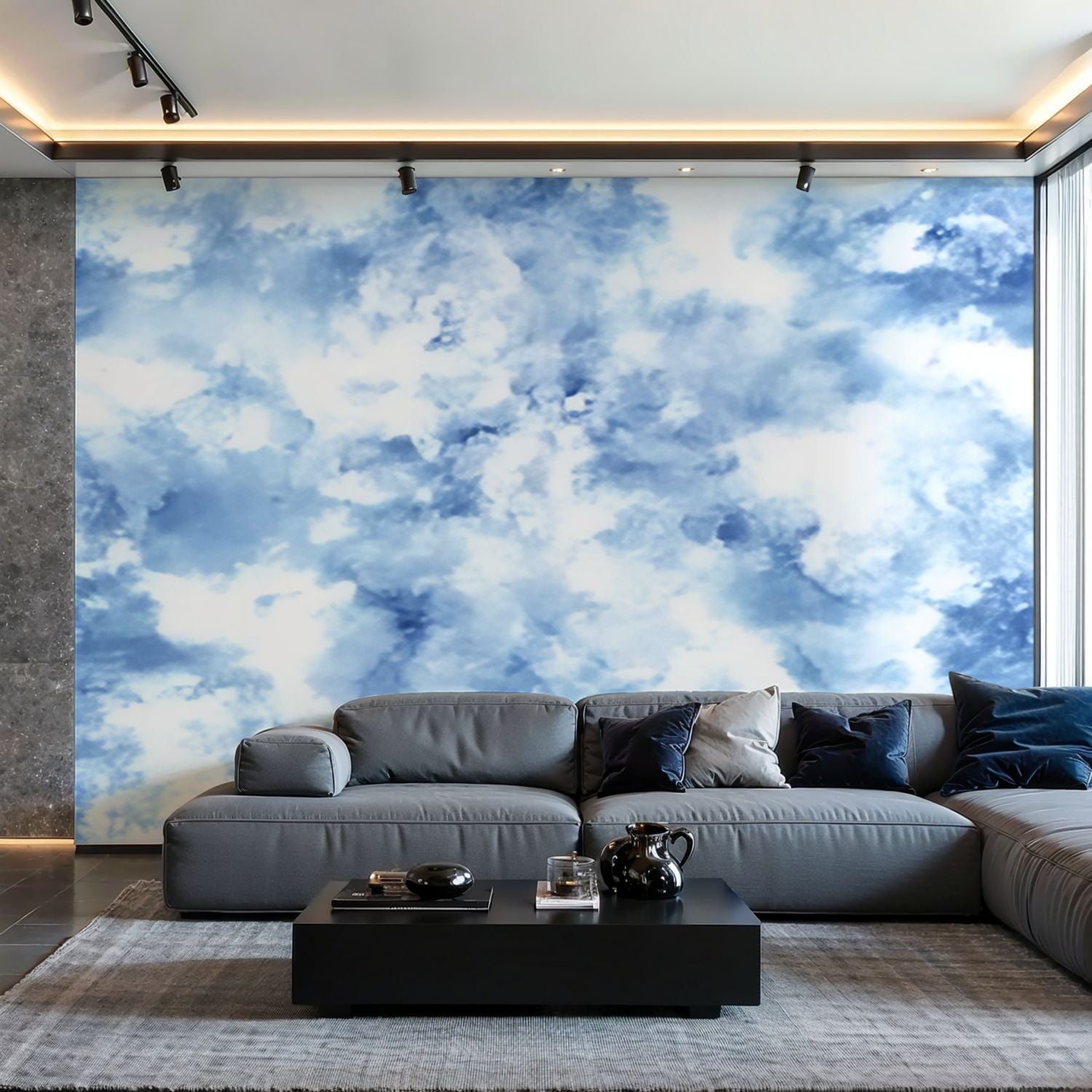 Prxcm Canvas Wall Mural Peel and Stick Large Wallpaper dye seamless ...