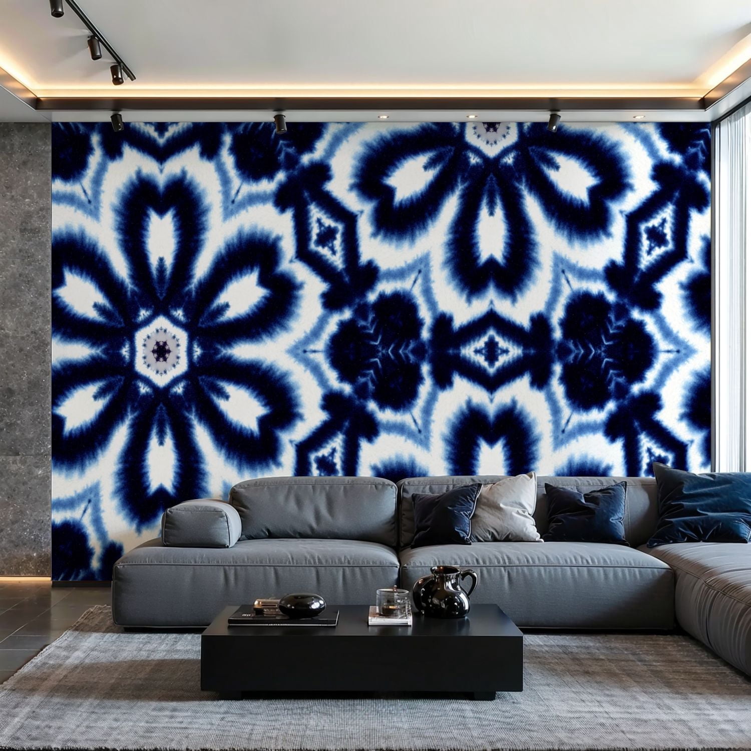 Prxcm Canvas Wall Mural Peel and Stick Large Wallpaper hand painted ...