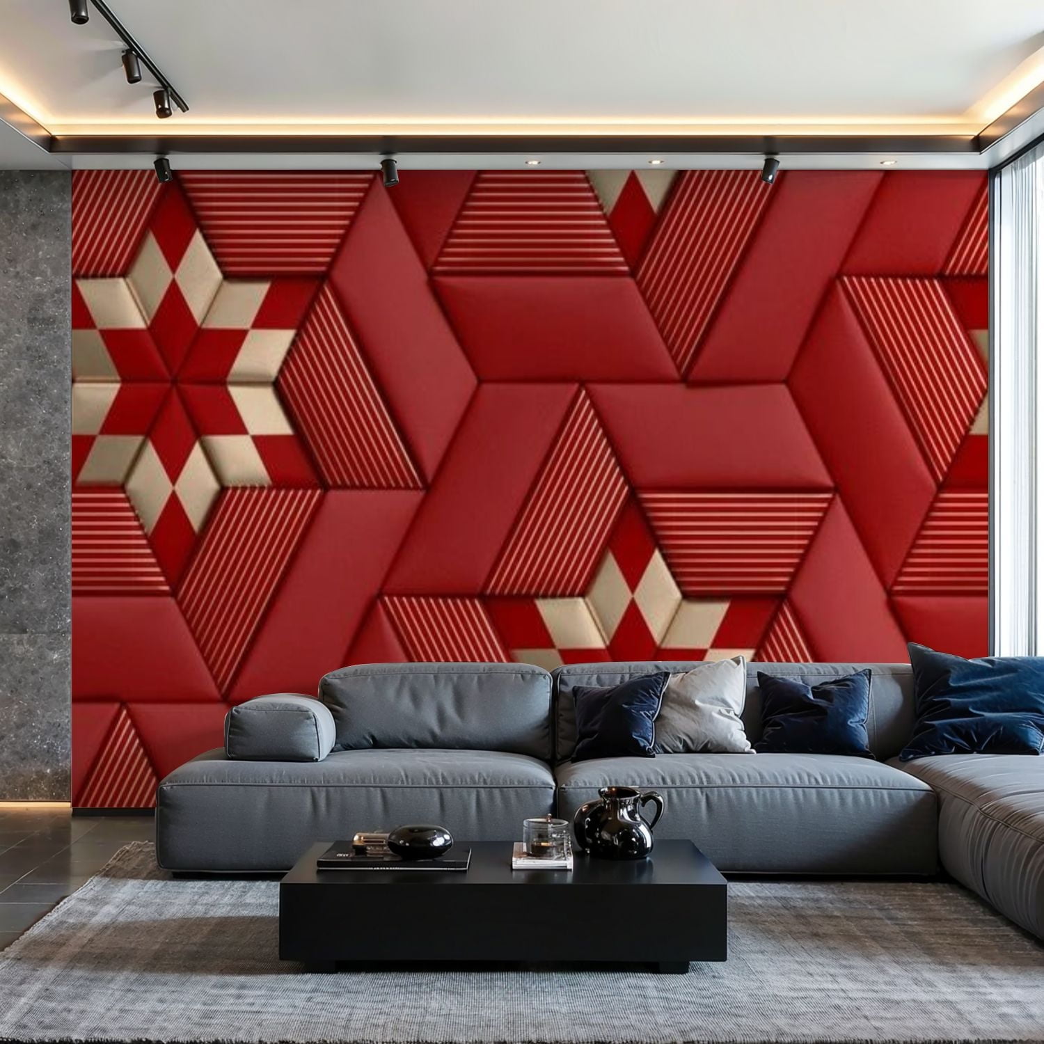 Prxcm Peel and Stick Canvas Wallpaper 3d seamless realistic texture ...