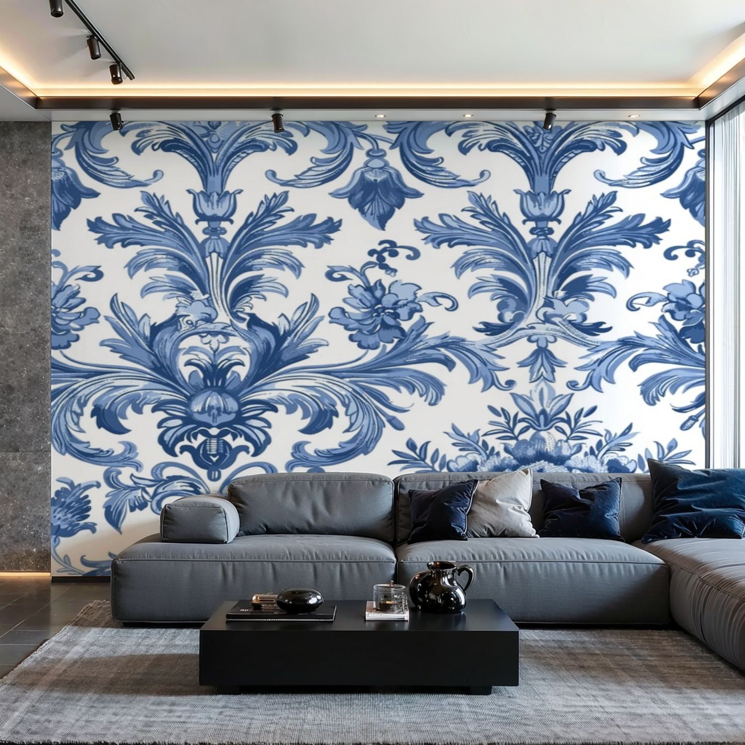 Prxcm Peel and Stick Canvas Wallpaper Antique Vintage Arabesque ...