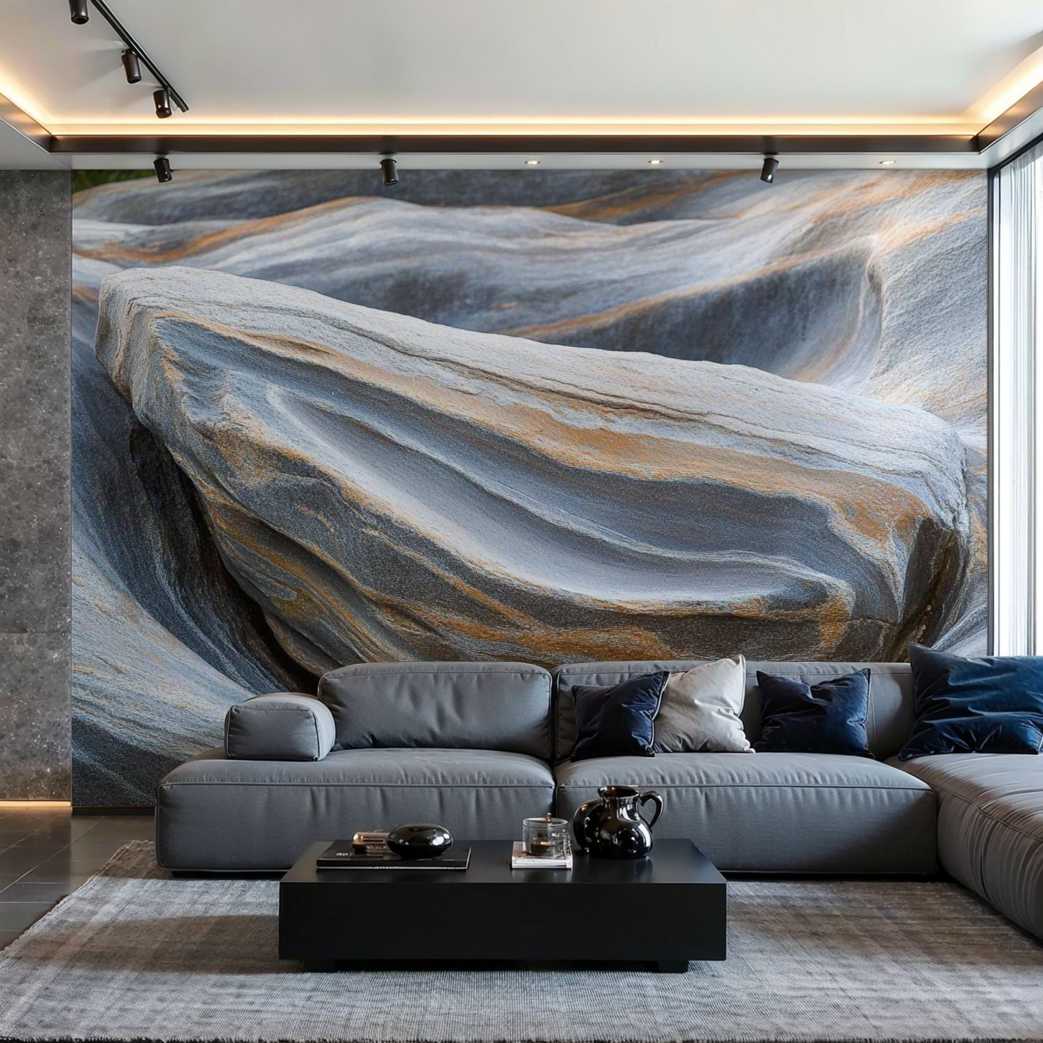 Prxcm Peel and Stick Canvas Wallpaper texture for photo overlay washed ...