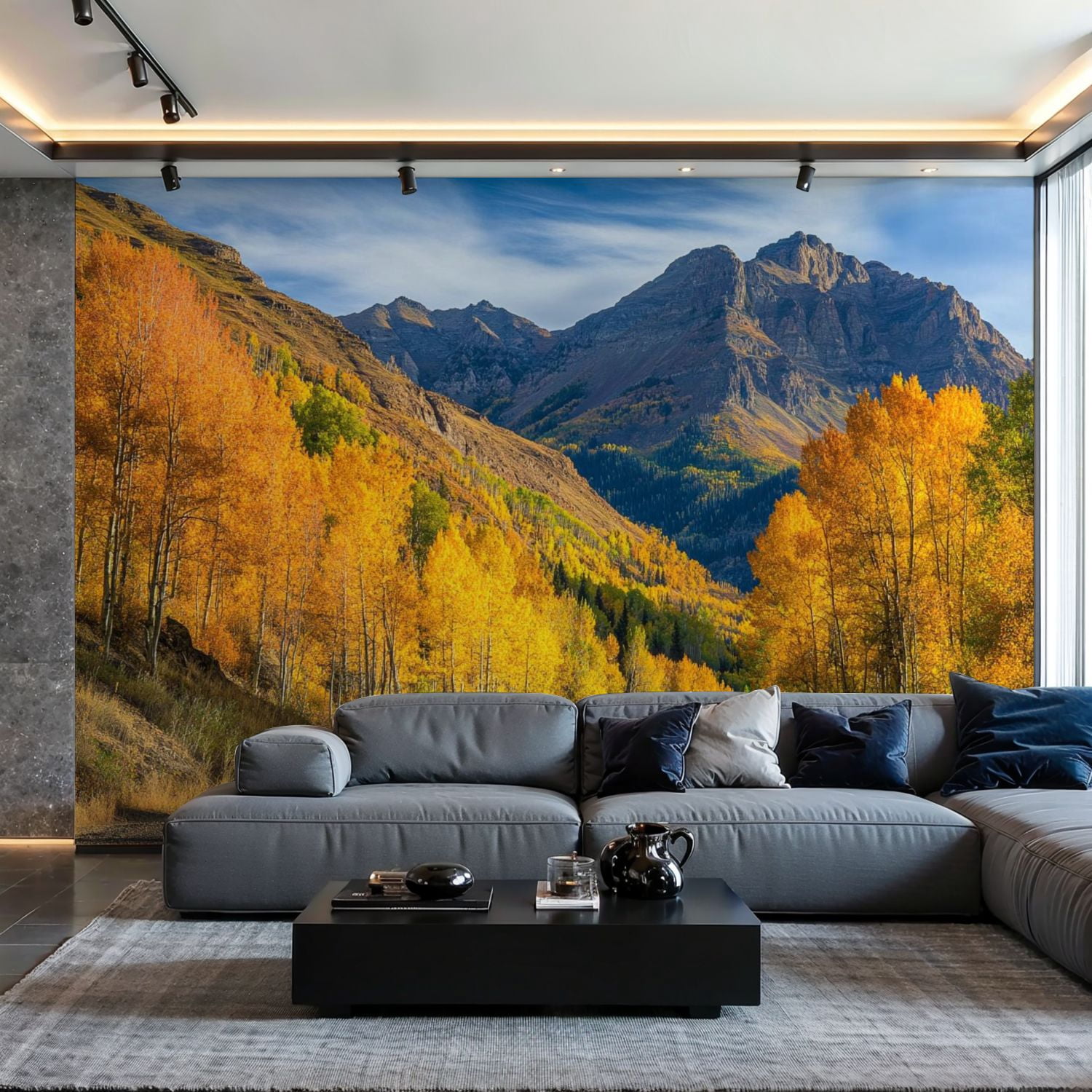 Prxcm Peel and Stick Canvas Wallpaper Autumn scenery scenic Million ...