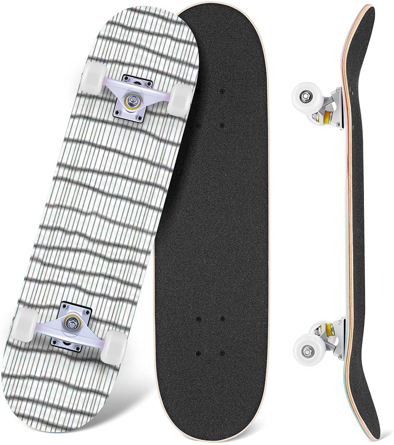 Prxcm Skateboard Complete for Beginners Adults Teens 31 x 8" Cartoon ...