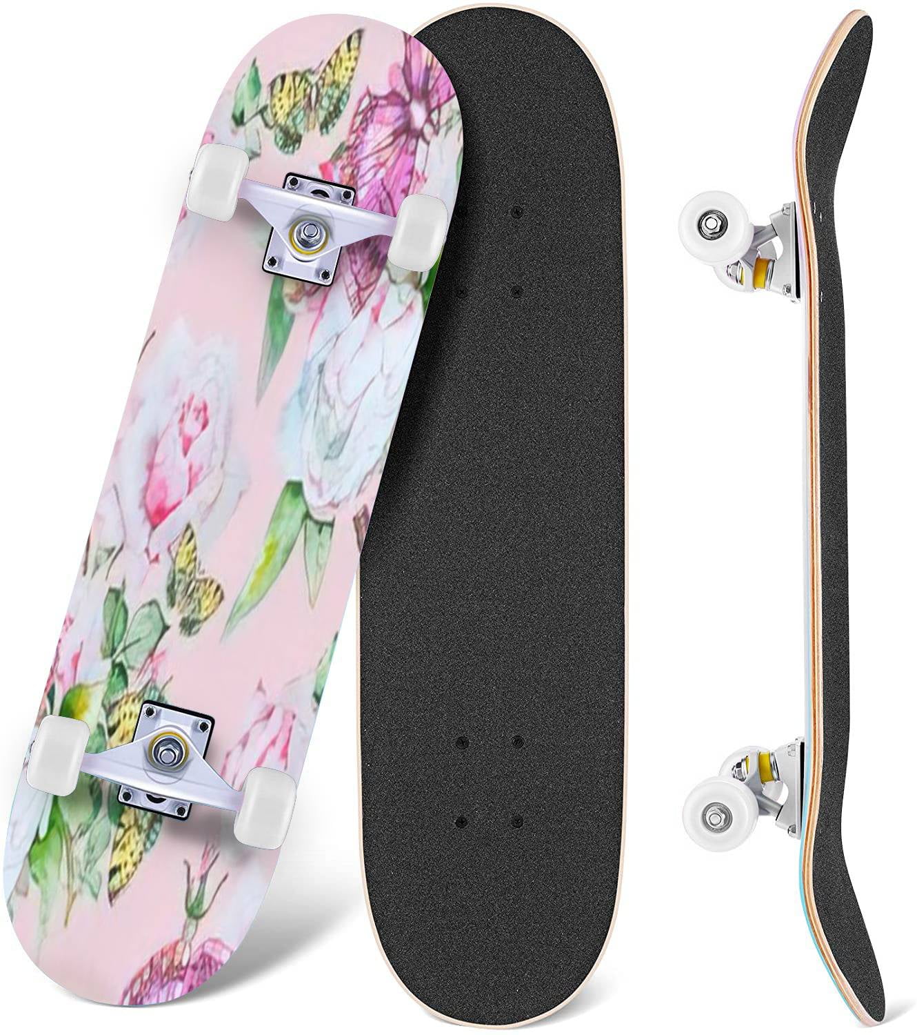 Prxcm Skateboard Complete for Beginners Adults Teens 31 x 8" Pastel ...