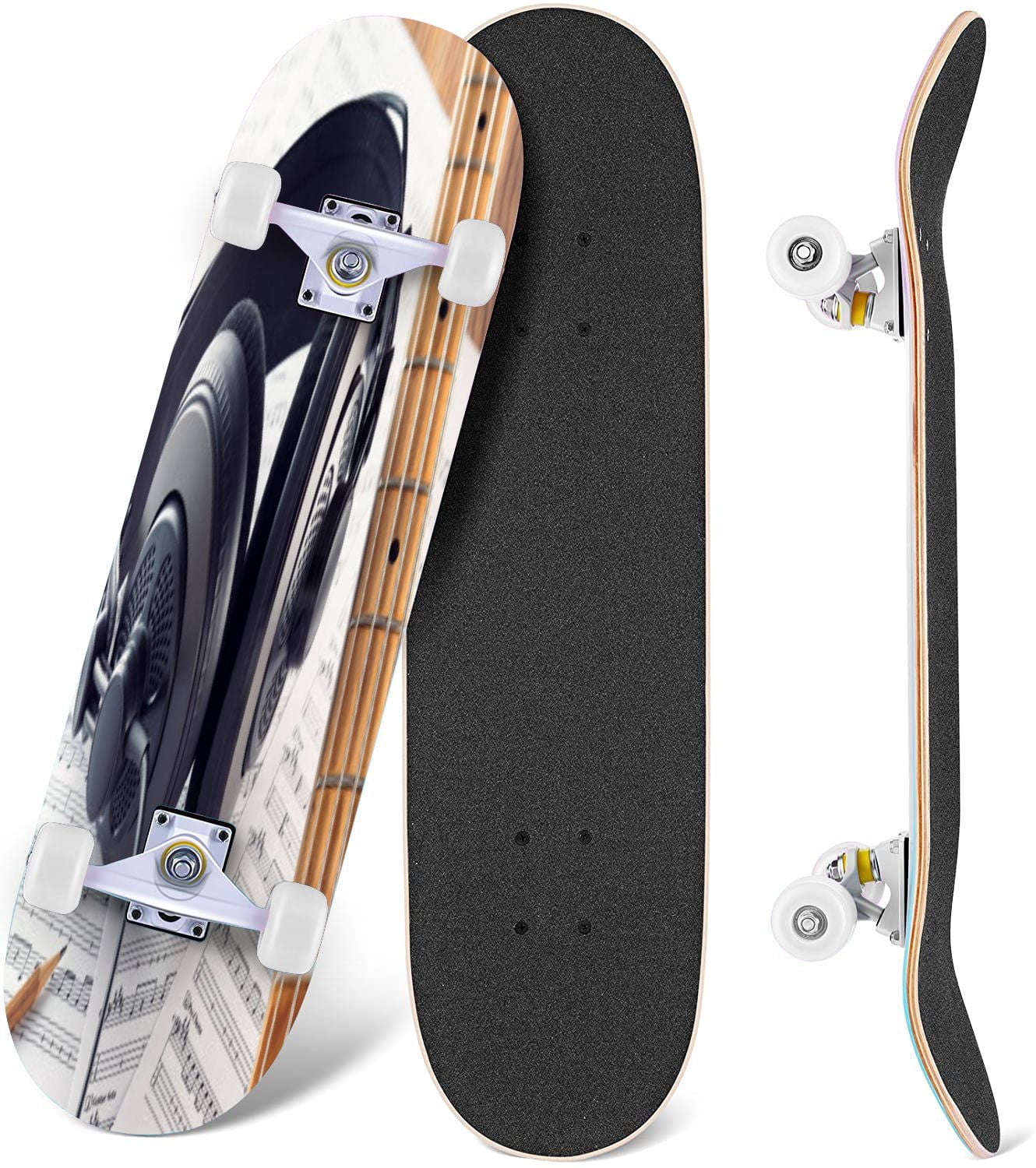 Prxcm Skateboard Complete for Beginners Adults Teens 31 x 8" studio ...
