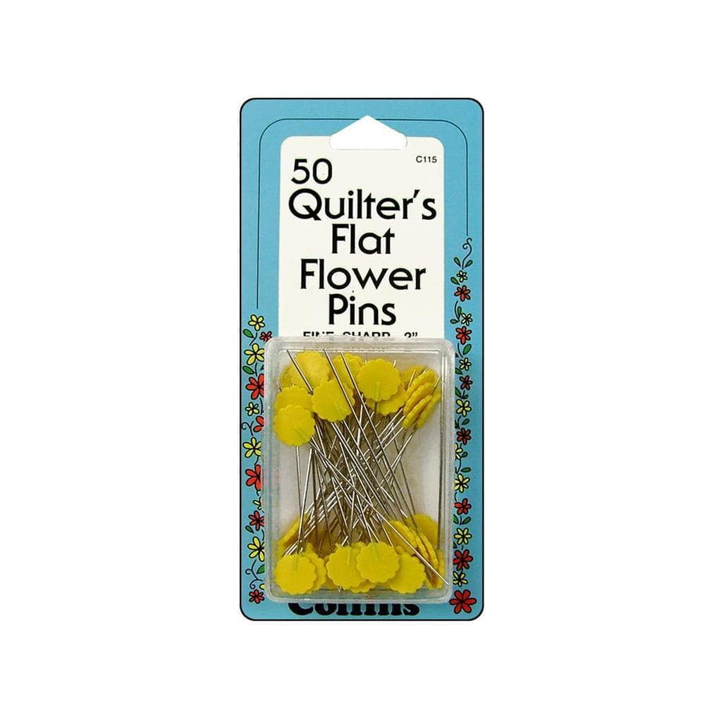 Prym Consumer USA, Inc Collins Flat Flower Pin Quilter's 2" 50pc ...