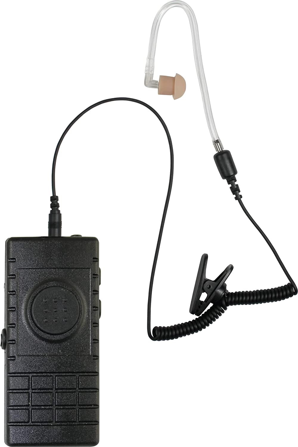 Pryme Wireless Speaker Microphone w/ Bullet™ Clear tube Earphone for 2 ...