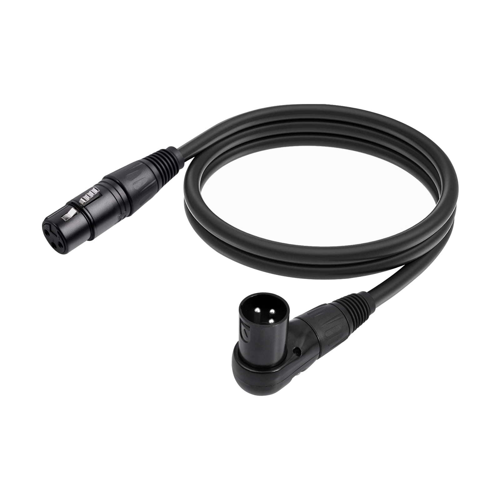 Pryntopha 90 Degree Elbow Male to Straight Female Cable Connectors ...