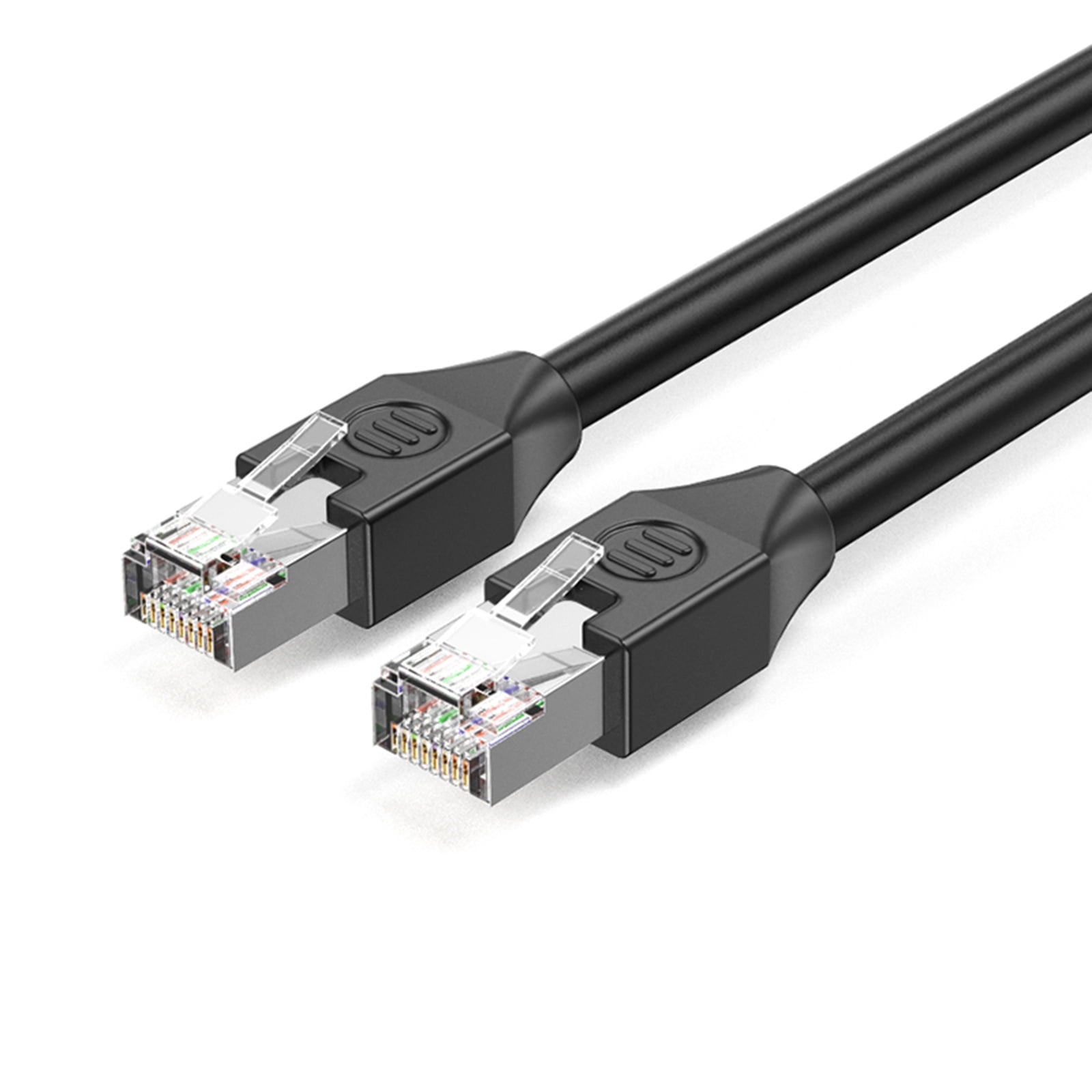 Pryntopha Cat5e Ethernet Networking Cable Right Angles 45 Connectors ...