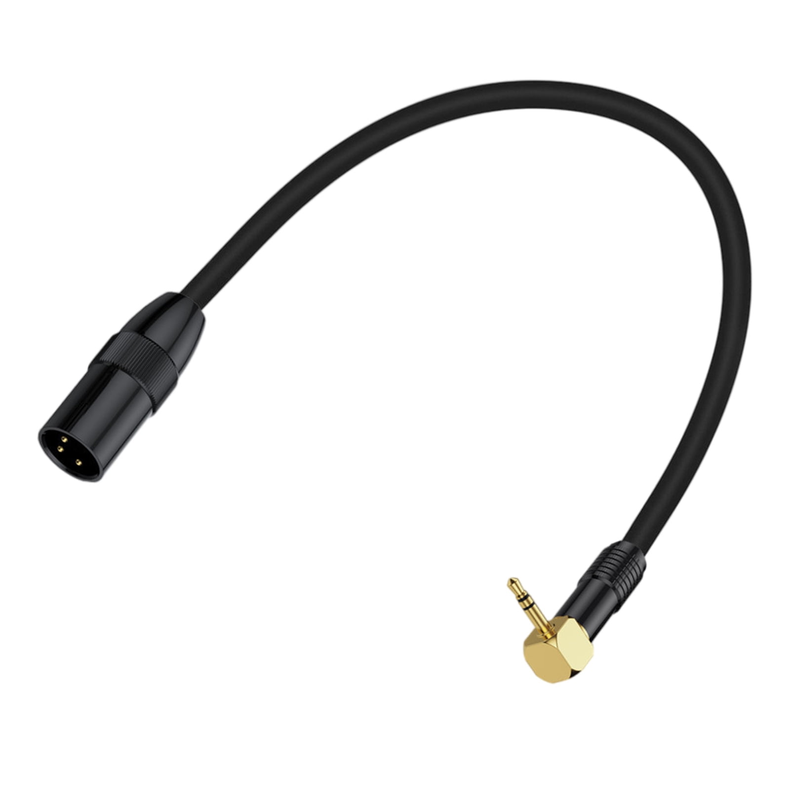 Pryntopha Right Angled 3.5mm Cable Male to Male Connector Wire Adapter ...