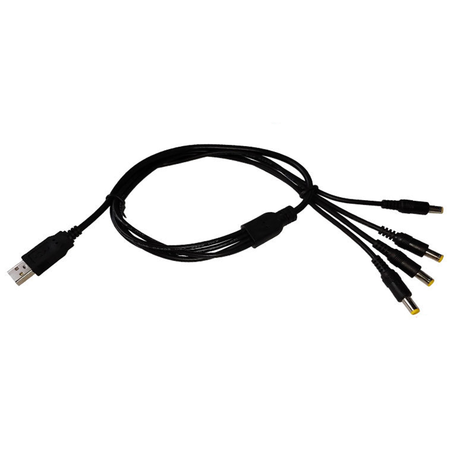 Pryntopha USB Male to 5.5x2.5mm 5V Power Plug Connector Charging Cable ...