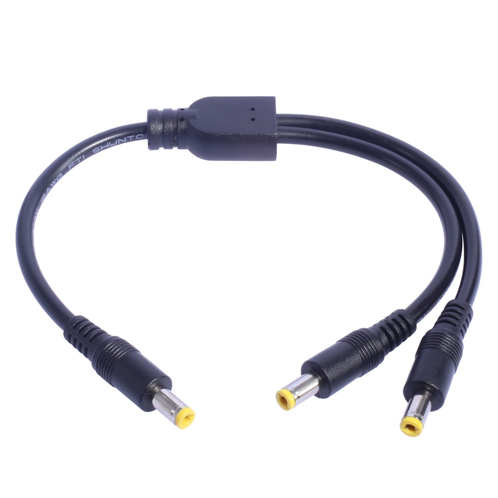 Pryntopha Y Power Splitter Cable 18AWG, Male to 2 Male 5.5x2.5mm 5.5x2 ...