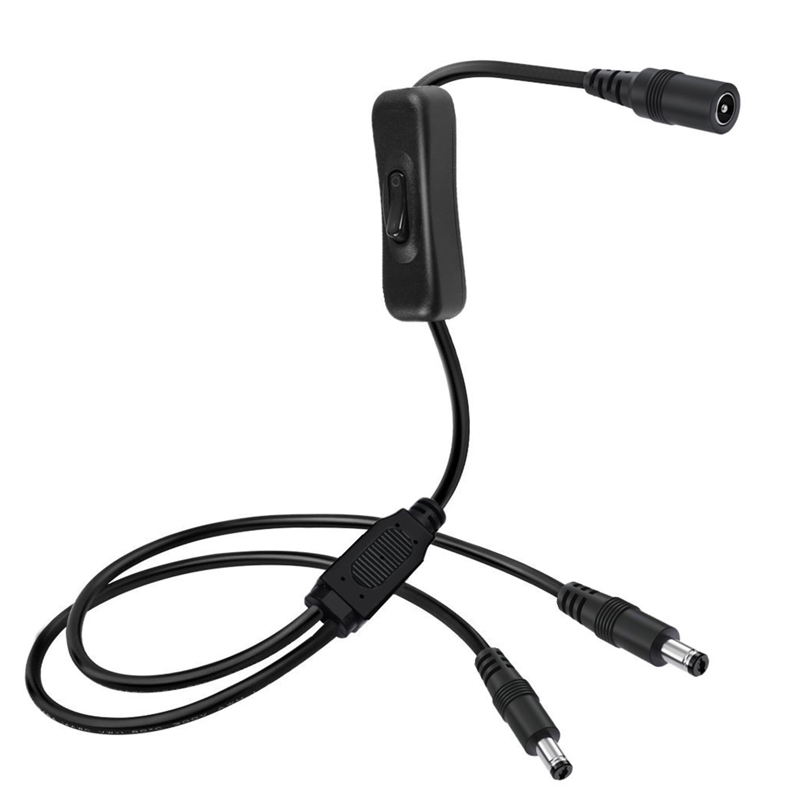 Pryntopha Y Shape Power Cable 1 Female to 2 Male DC5521/DC5525 ...