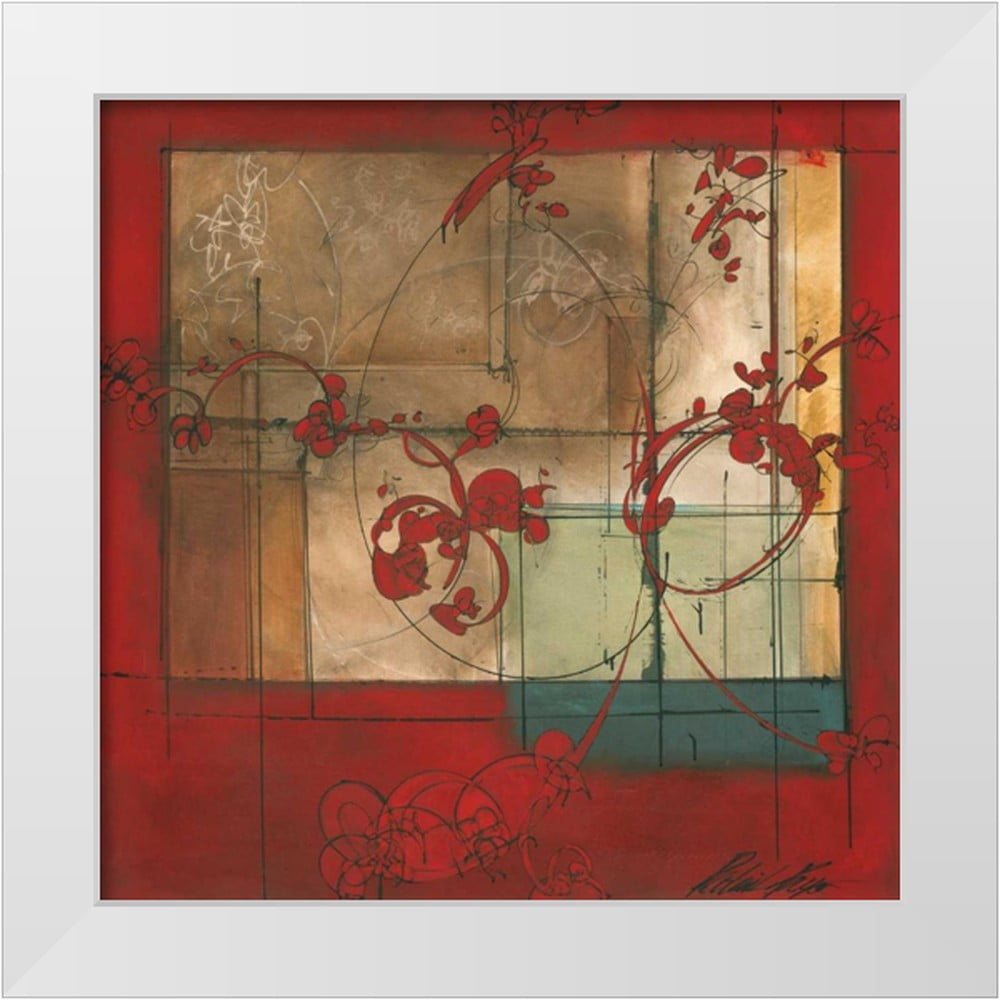 Pryor, Patrick 26x26 White Modern Wood Framed Museum Art Print Titled ...