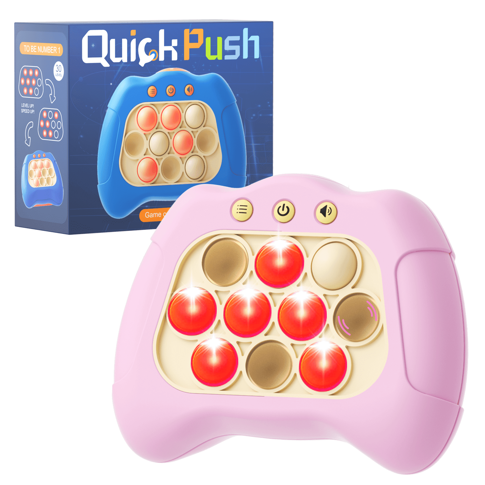 Prysyed Electronic Pop Light Up Fidget Games for Kids | Sensory Toy for ...