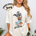 Prythian Lands Map Shirt T Shirt For Fan Of ACOTAR Series Prythian ...