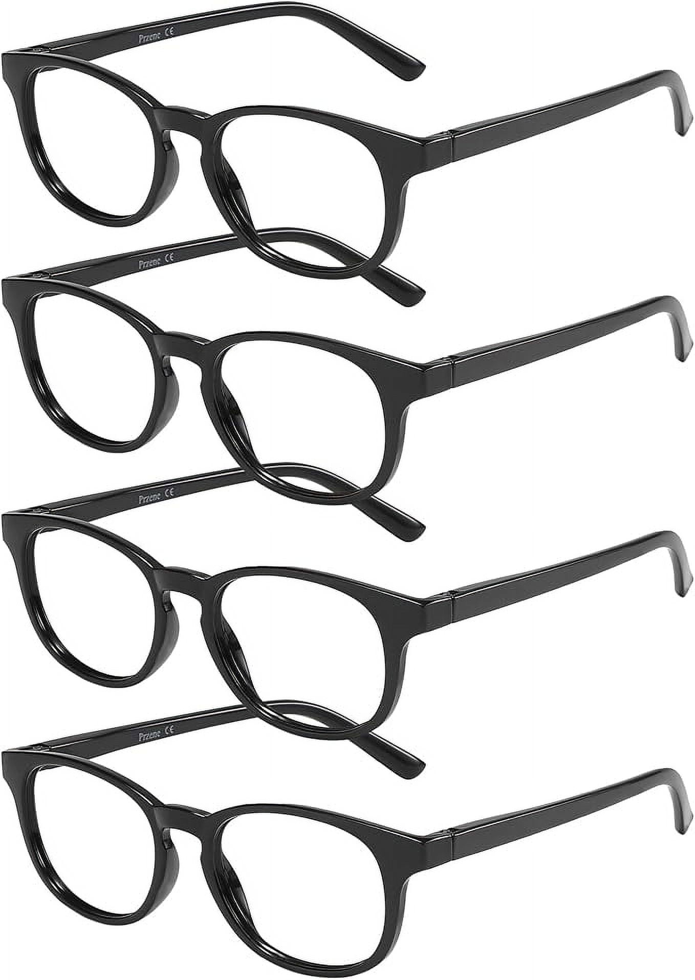 Przene 1.75 Reading Glasses for Women Men Oval Blue Light Blocking ...