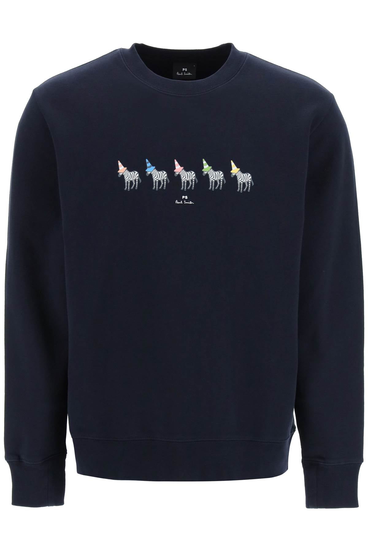 Ps Paul Smith Zebra & Cone Print Sweatshirt Men - Walmart.com