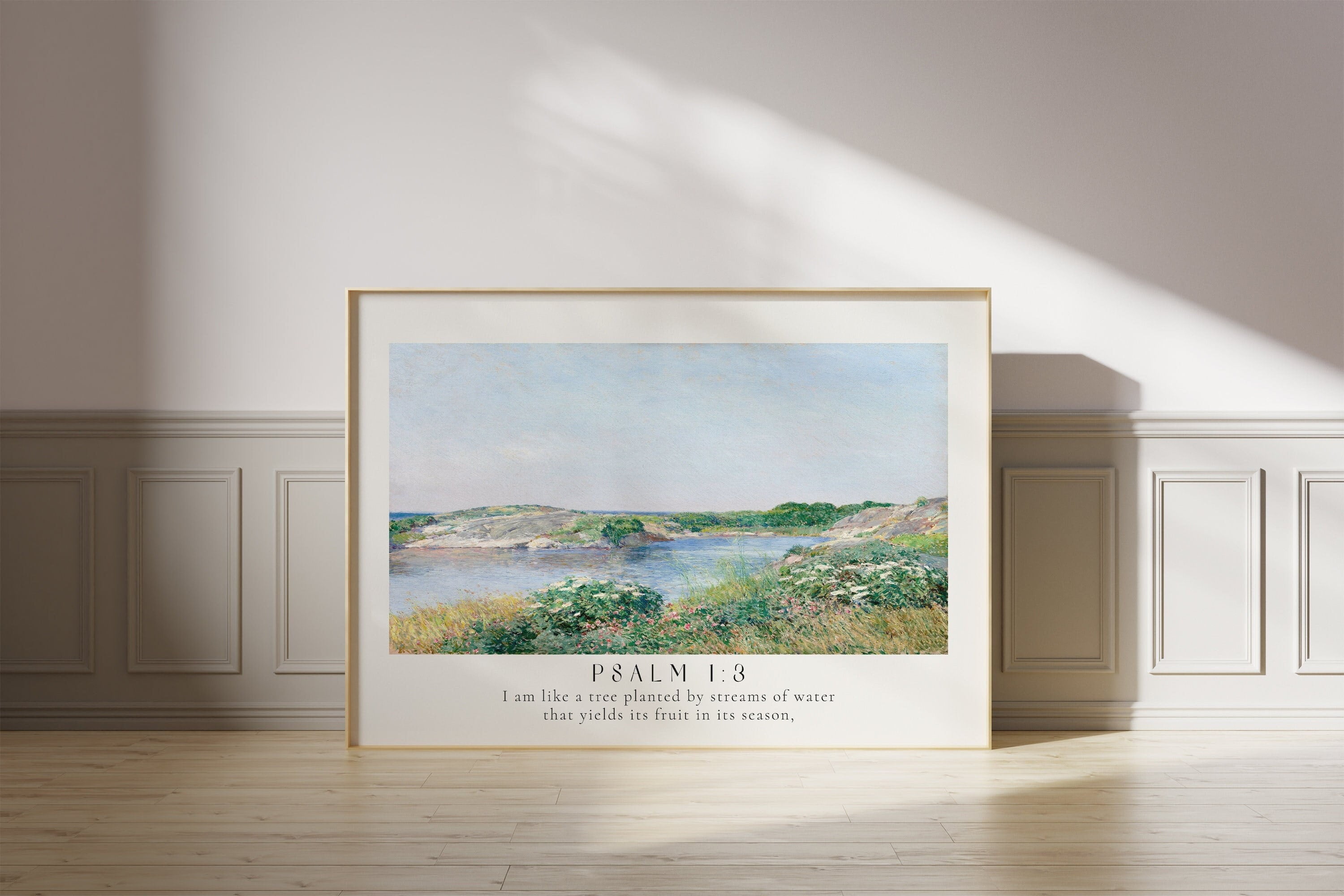 Psalm 1 A Tree Planted By Rivers Of Water Landscape, Claude Monet ...