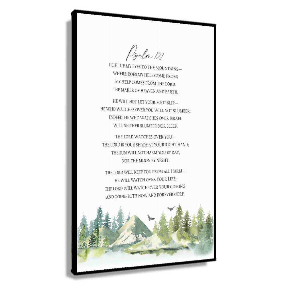 Psalm 121 Bible Verse Printable Wall Art Scripture Digital Prints ...