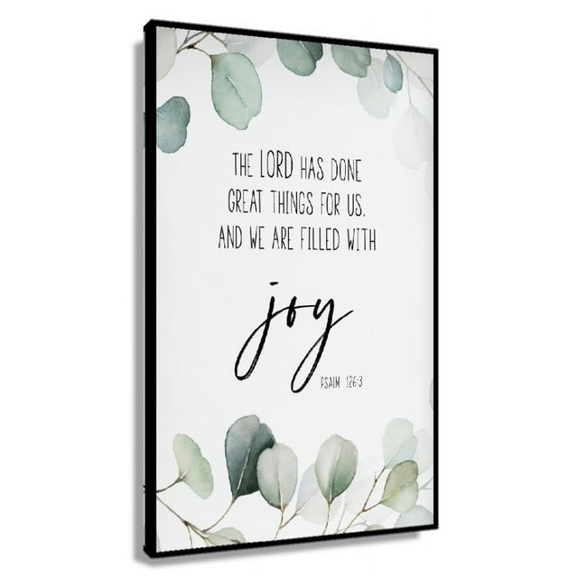 Psalm 126 3 The Lord Has Done Great Things Bible Verse Wall Art ...