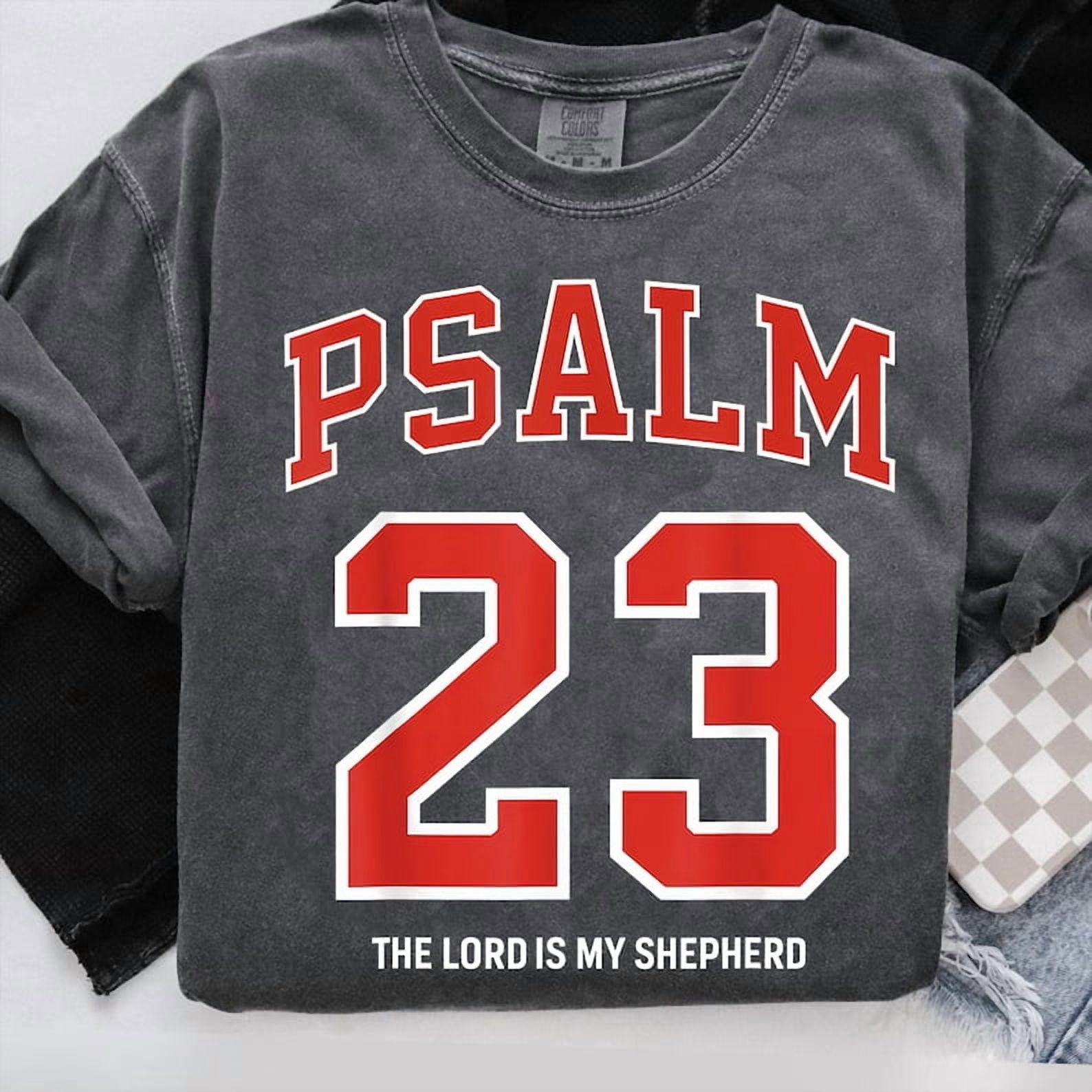 Psalm 23 Shirt, The Lord Is My Shepherd Bible Verse Tee, Christian ...