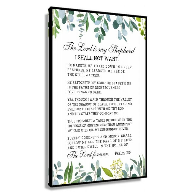 Psalm 23 The Lord Is My Shepherd Motivational Scripture Inspirational ...