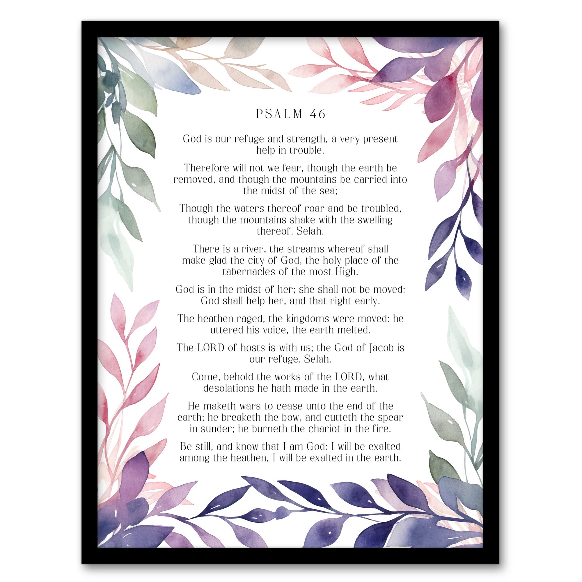 Psalm 46 Our Refuge and Strength Old Testament Jesus Christ Christian ...