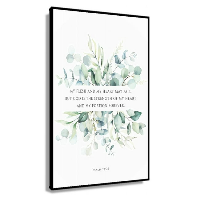 Psalm 73 26, Bible Verse Printable Wall Art, Download Scripture ...