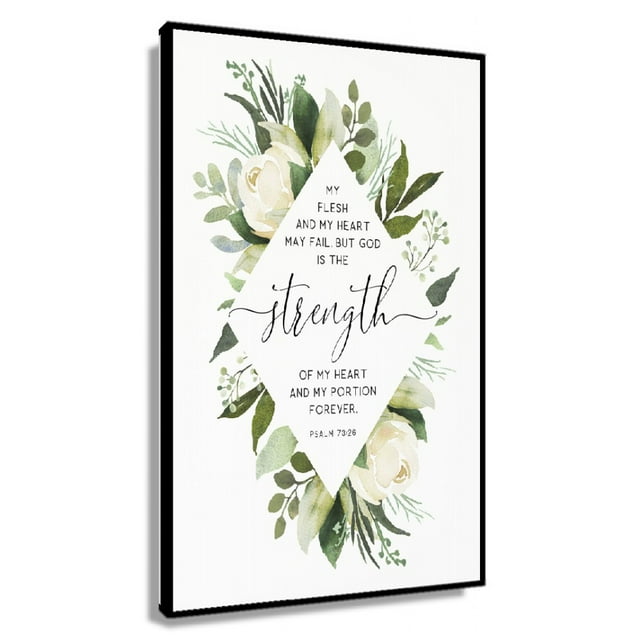 Psalm 73 26 Bible Verse Wall Art, Printable Scripture Prints, Christian ...