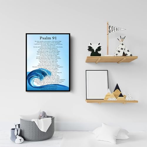 Psalm 91 Wall Art Bible Verse Wall Decor Pictures Canvas Prints ...