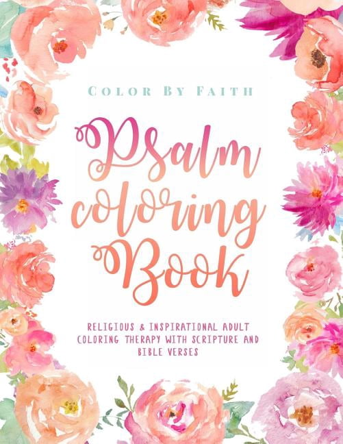 Catholic Coloring Books for Adults Psalm Coloring Book: Relaxing ...
