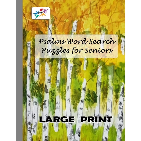 Psalms Word Search Puzzles for Seniors LARGE PRINT: Challenging ...