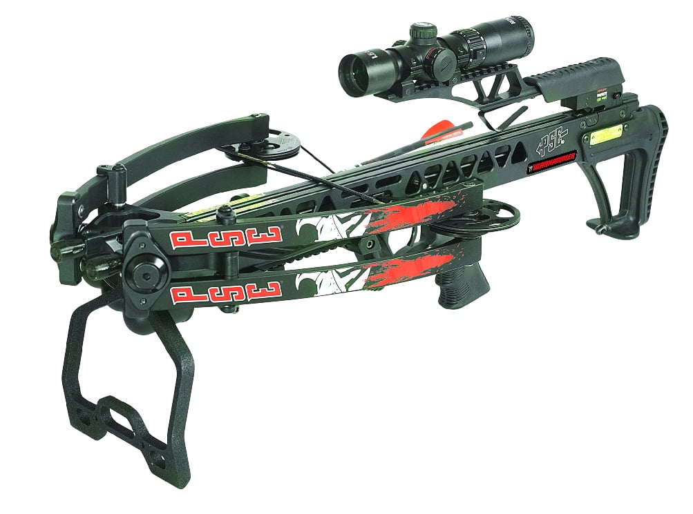 PSE Archery Warhammer 400 FPS Crossbow with HDV 425 Scope & Thunderbolt ...