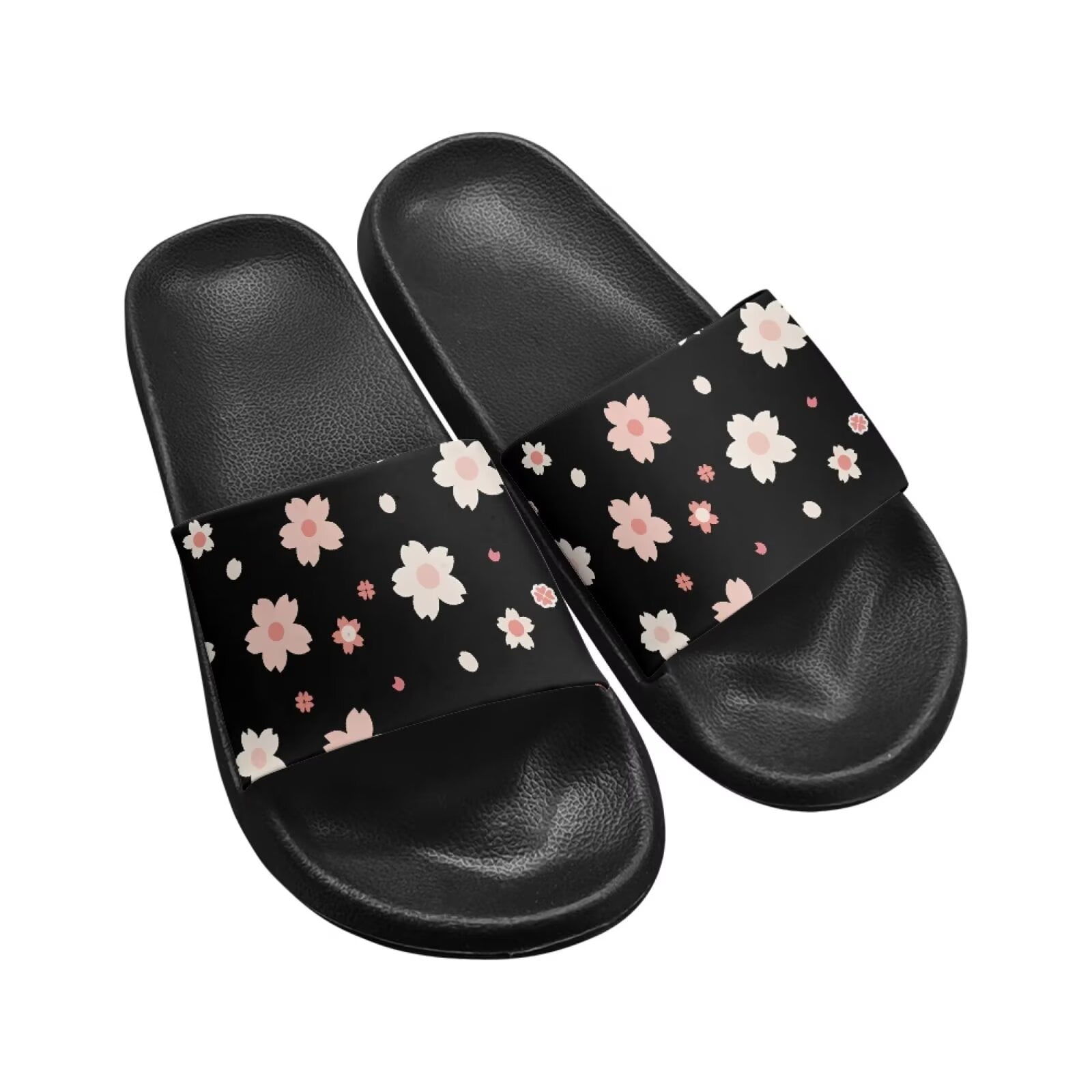 Psesaysky Adults Women's Cherry Blossom Slippers Summer Beach Slide Sandals Anti-Slip ...