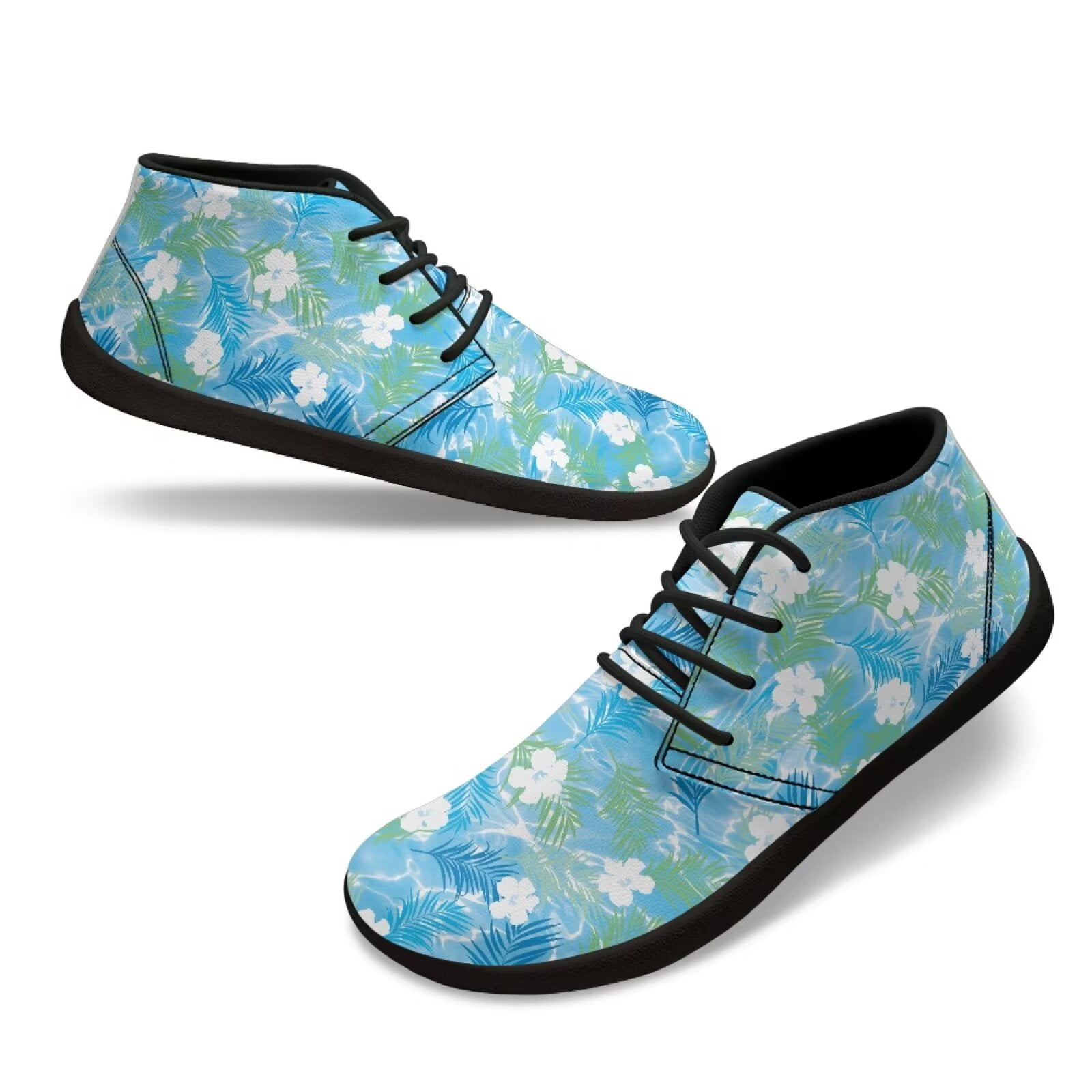 Psesaysky Blue Barefoot Shoes for Ladies Girls Stylish Printed Sneakers ...
