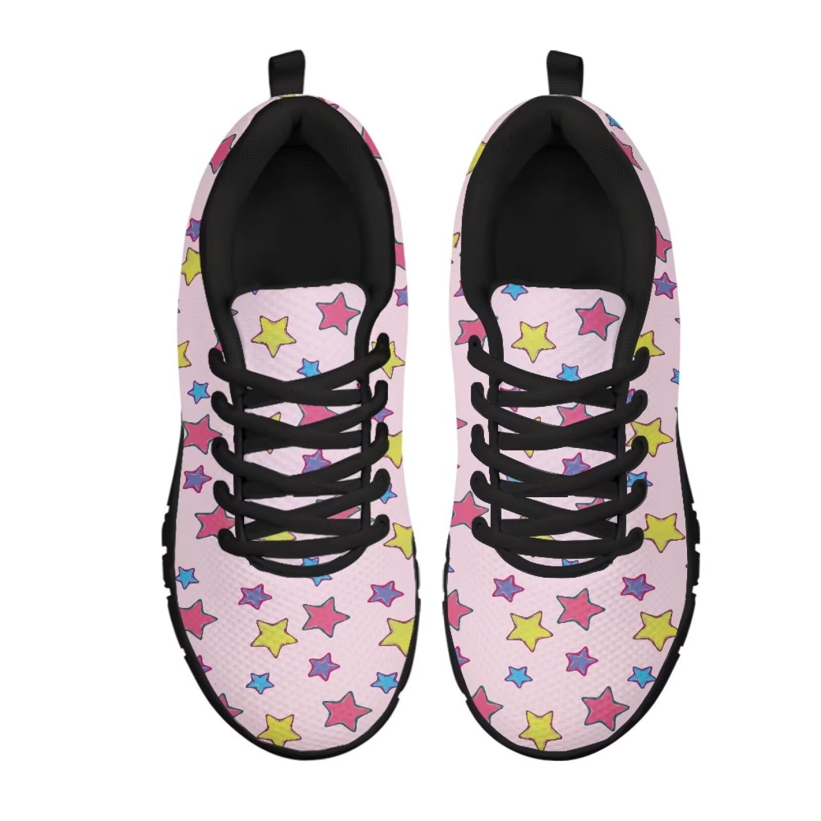 Psesaysky Colorful Stars Printed Running Shoes for Women for Big Girls ...