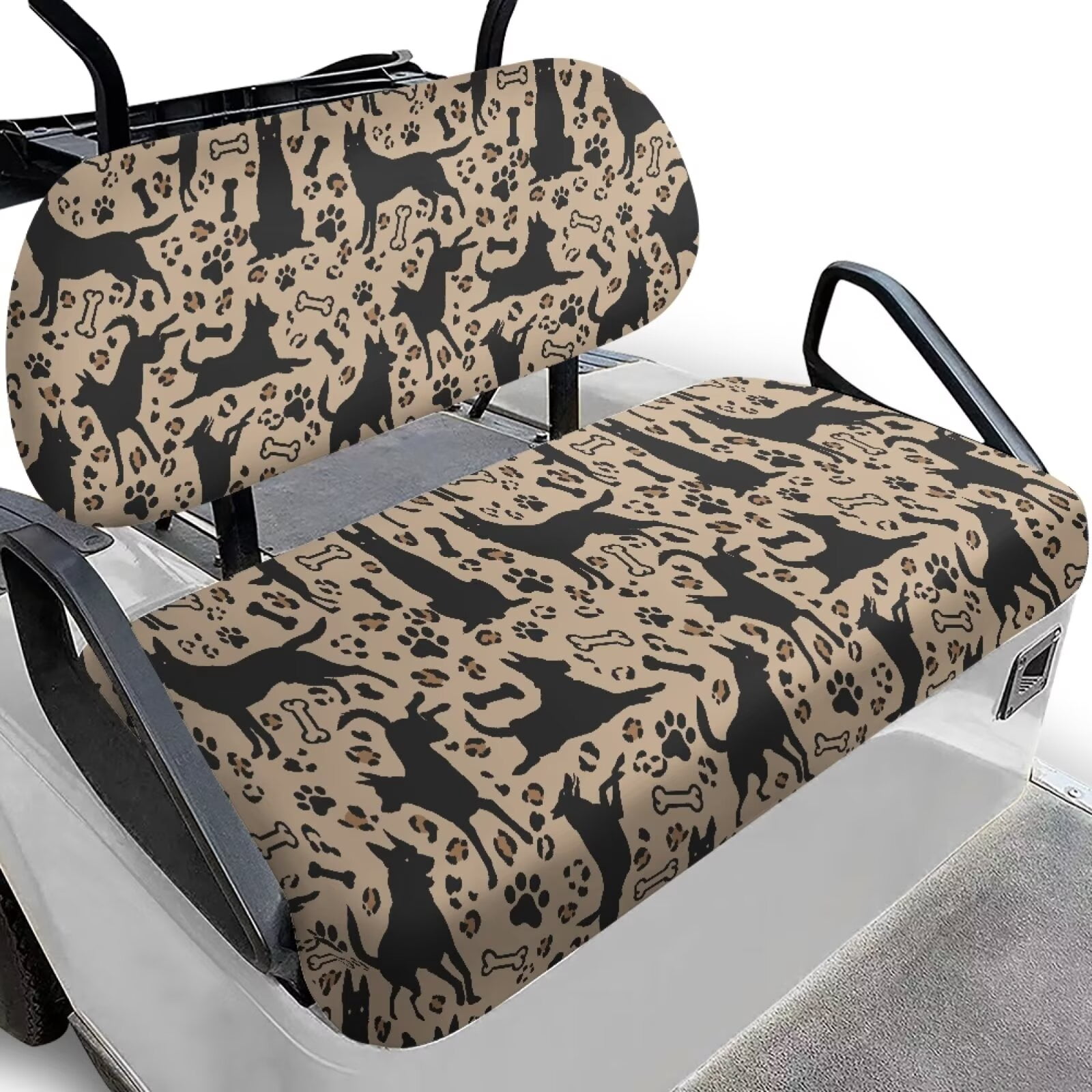 Psesaysky German Shepherd Silhouette Print Universal Golf Cart Seat ...