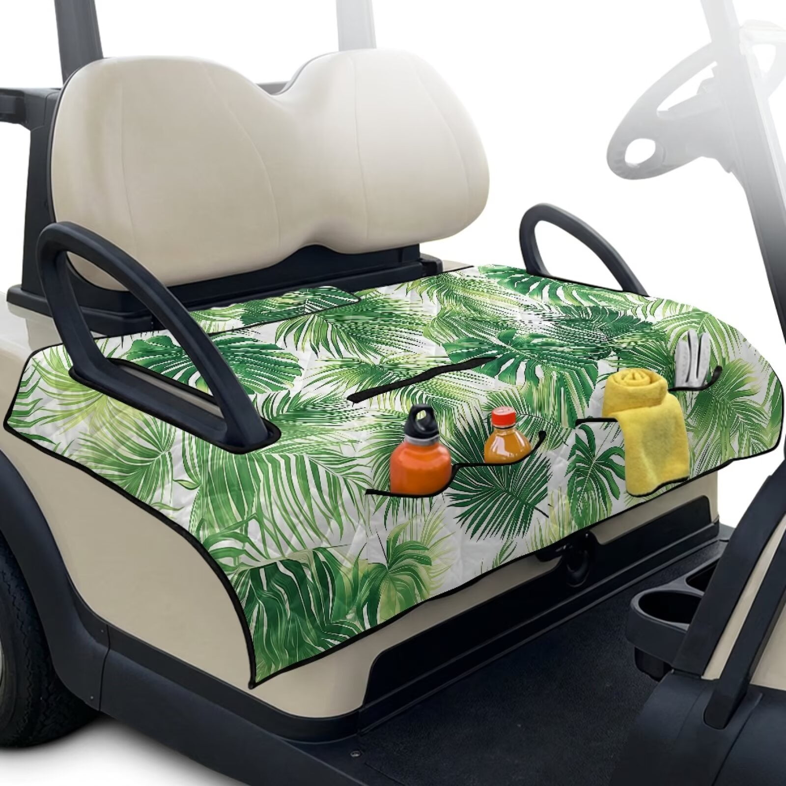 Psesaysky Golf Cart Seat Covers Universal Golf Cart Seat Blanket with 4 ...