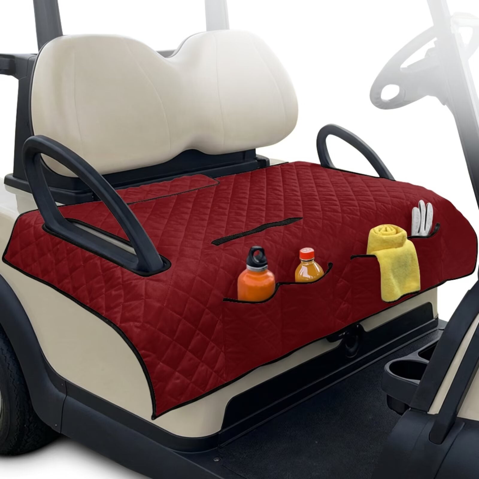 Psesaysky Golf Cart Seat Covers, Universal Golf Cart Seat Towel Blanket ...