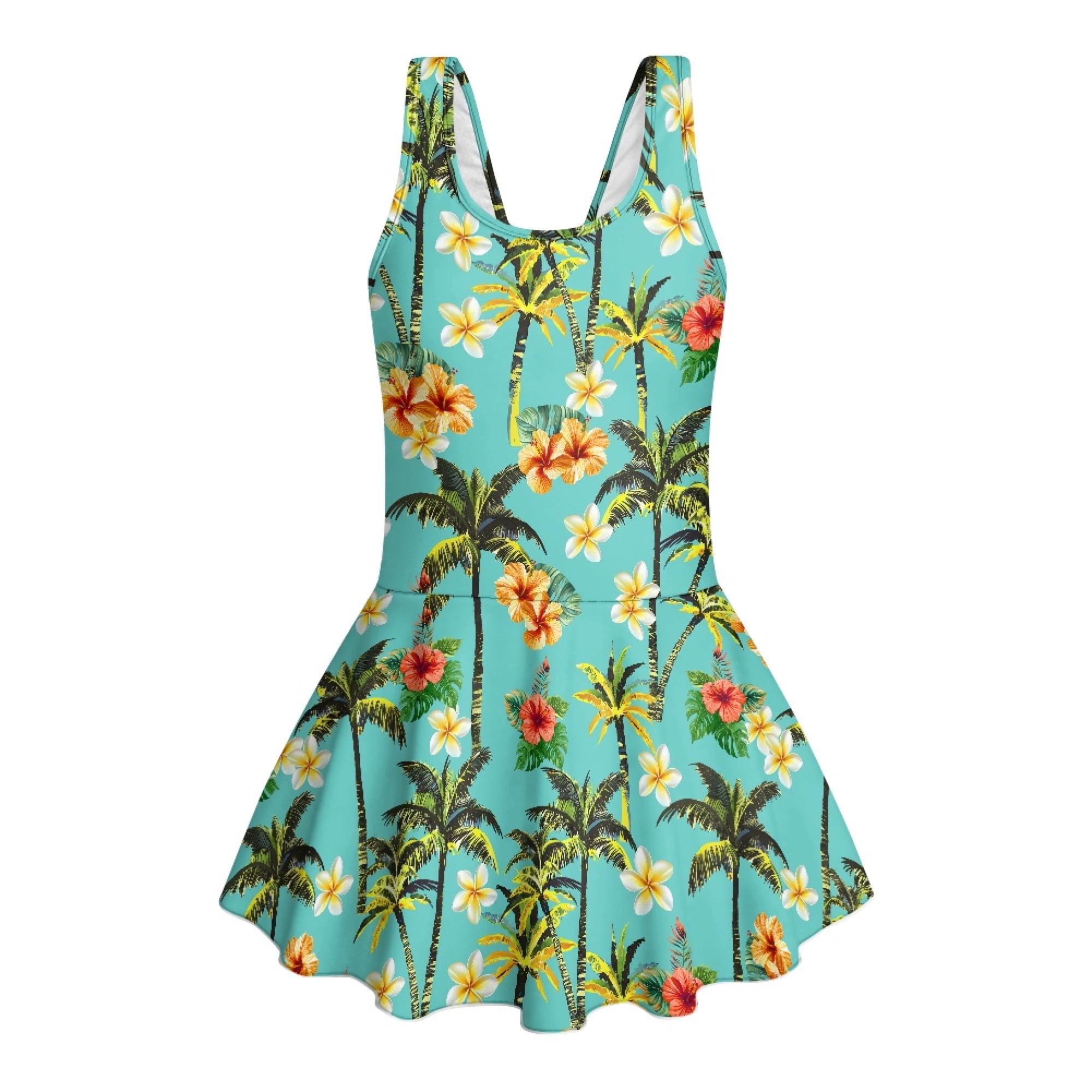 Psesaysky Hawaiian Bathing Suit for Girls 8-9 Years Old Sleeveless ...