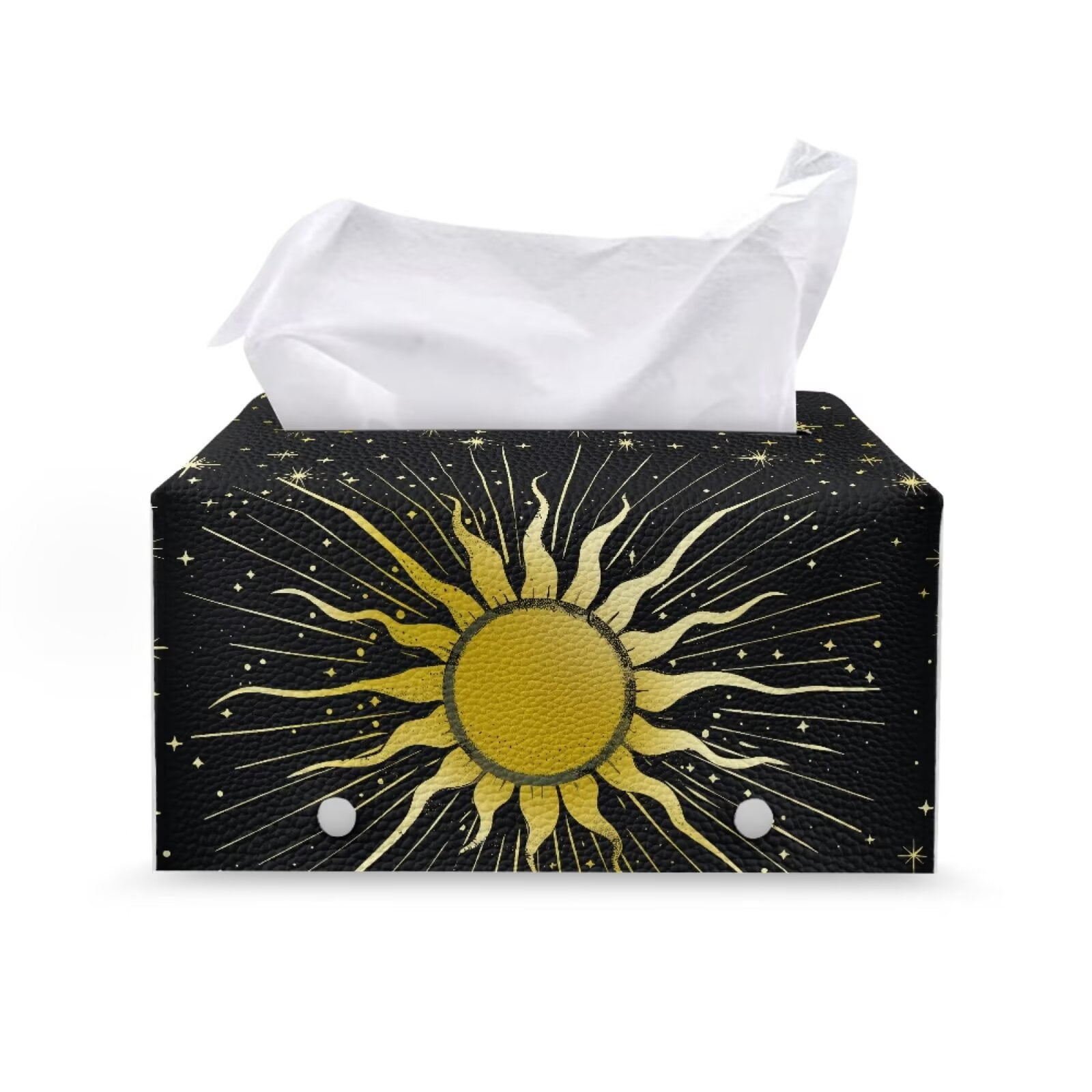 Psesaysky Rectangle Tissue Box Cover, Moon Pattern Tissue Box Holder ...