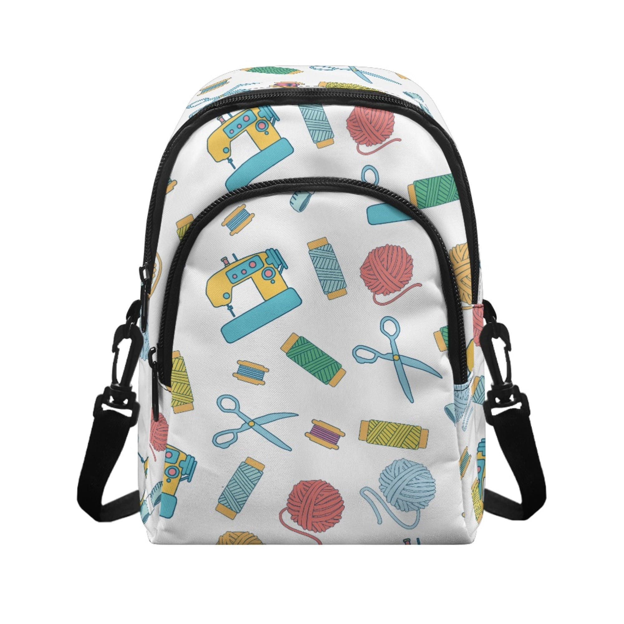 Psesaysky Sewing Tools Pattern Sling Bag, Polyester Small Crossbody ...