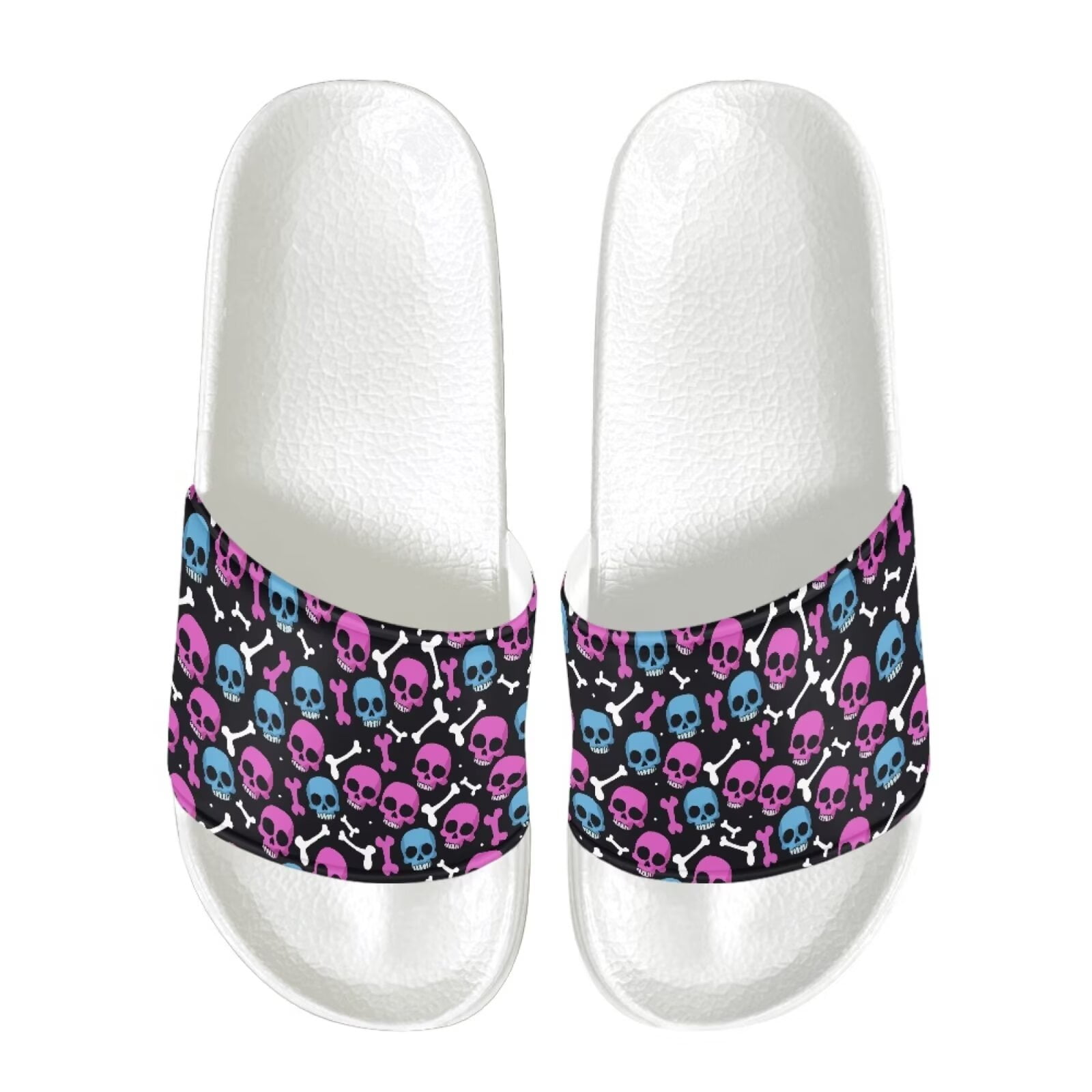 Psesaysky Skeleton Slide Sandals for Girls Women Fashionable ...