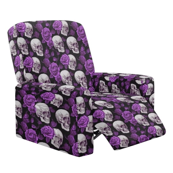 Psesaysky Trippy Mushroom Skull Recliner Slipcover Lazyboy Recliner ...