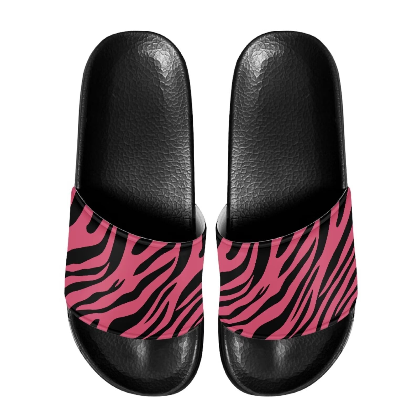 Psesaysky Women's Fashion Slide Sandals for Beach Swimming Pool Zebra ...