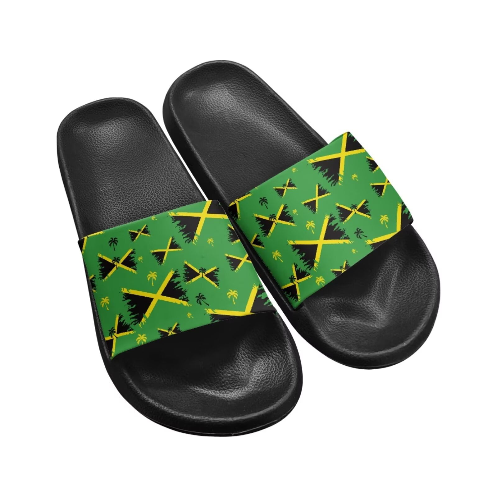 Psesaysky Women's Jamaican Printed Slippers Fashion Versatile Slide ...