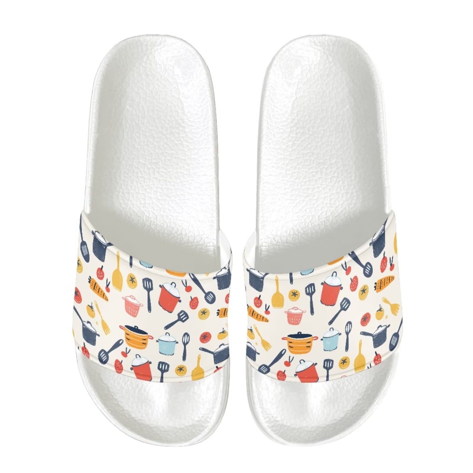 Psesaysky Women's Slide Sandals Summer House Slipers for Girls Soft Comfortable Bathroom Sandals ...