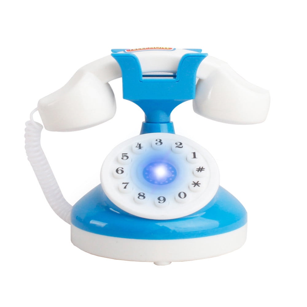 Pseurrlt Toys Baby Toys Role Bule Toy Telephone Realistic Play Lights ...